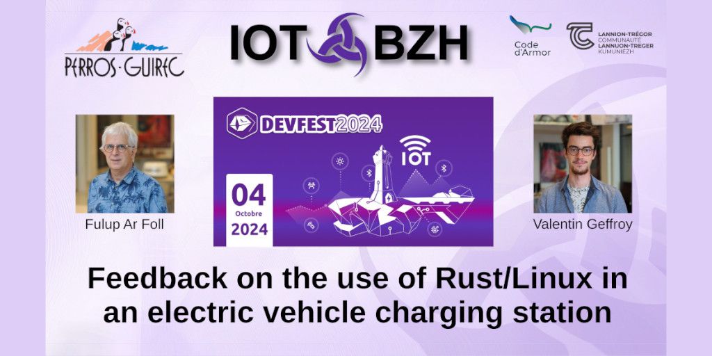 IoT.BZH - Feedback on the use of RUST/Linux in an electric vehicle charging station