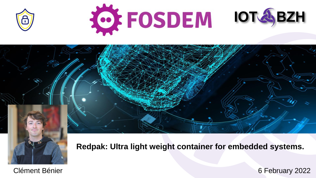 IoT.BZH - Redpak: Ultra light weight container for embedded systems